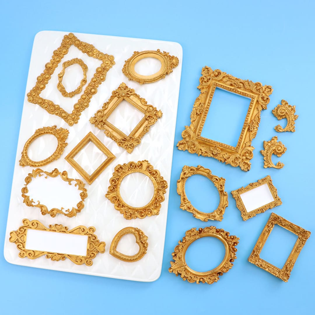 Frame Border Silicone Mold/retro Photo Frame Mold/home Decorations Tool ...