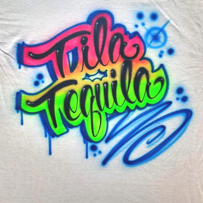Customized Airbrush Tshirt - Etsy