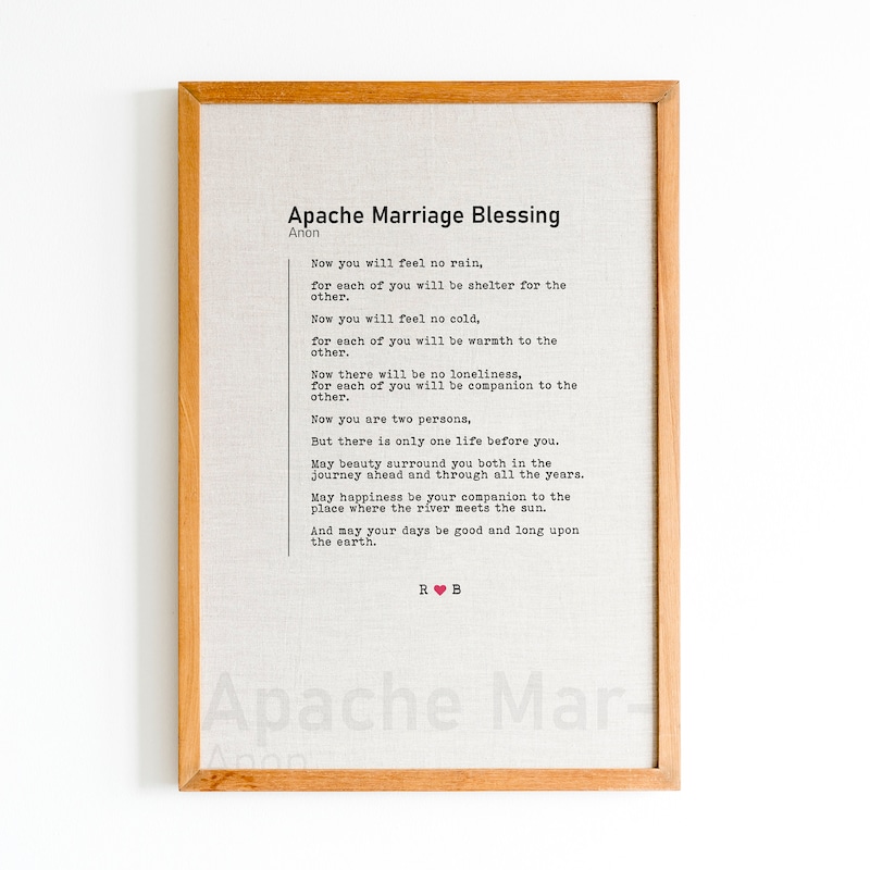 Apache Blessing - Etsy