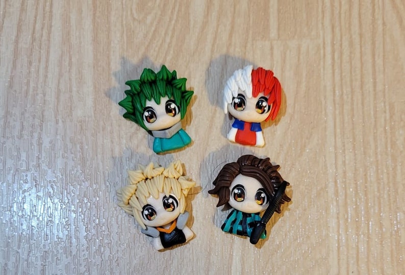 CLAYS: Anime My Hero Academia Demon Slayer Clay Doll Clay | Etsy