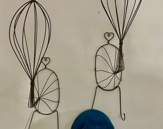 Victorian Wire Hat Stands With Double Hooks for Hats, Wigs, Scarves ...