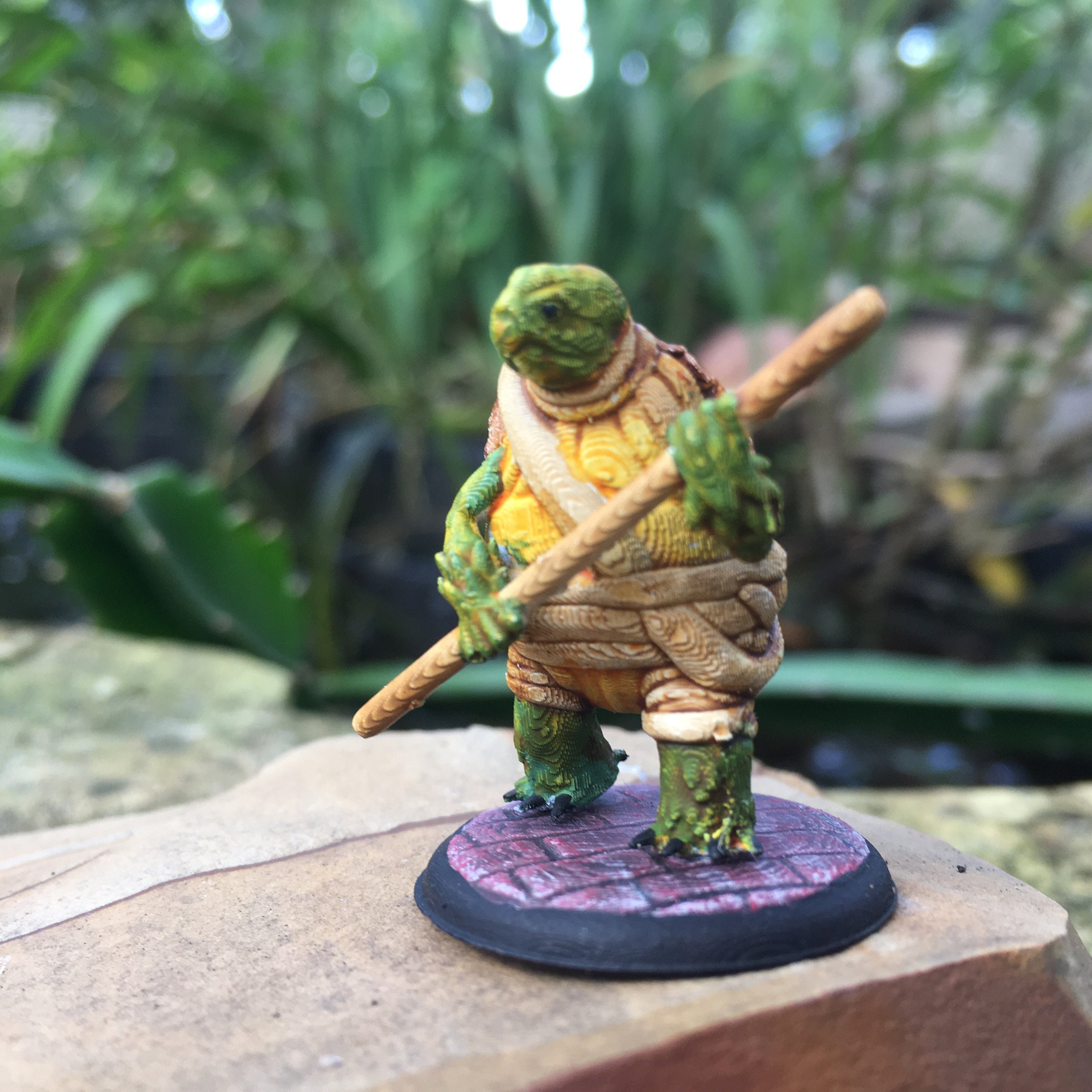 Miniature Toys Toys & Games Tortle Monk Painted Dungeons and Dragons ...