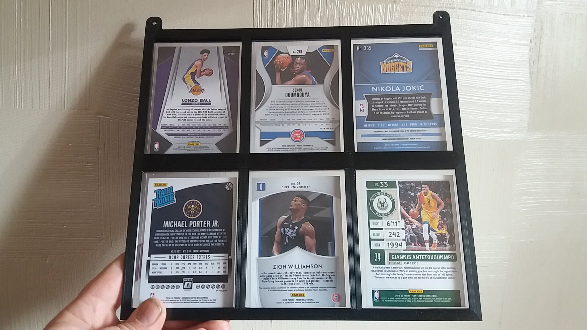 Top Loader Frames! 6 Card Frames for Sports Cards, Garbage Pail Kids ...