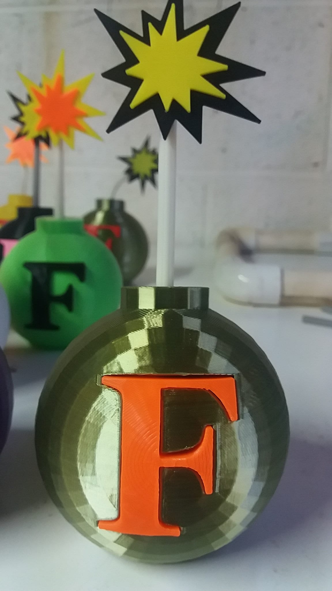 F Bomb! Customize Your Own! 3D Printed. Lots of Colors to Choose From ...