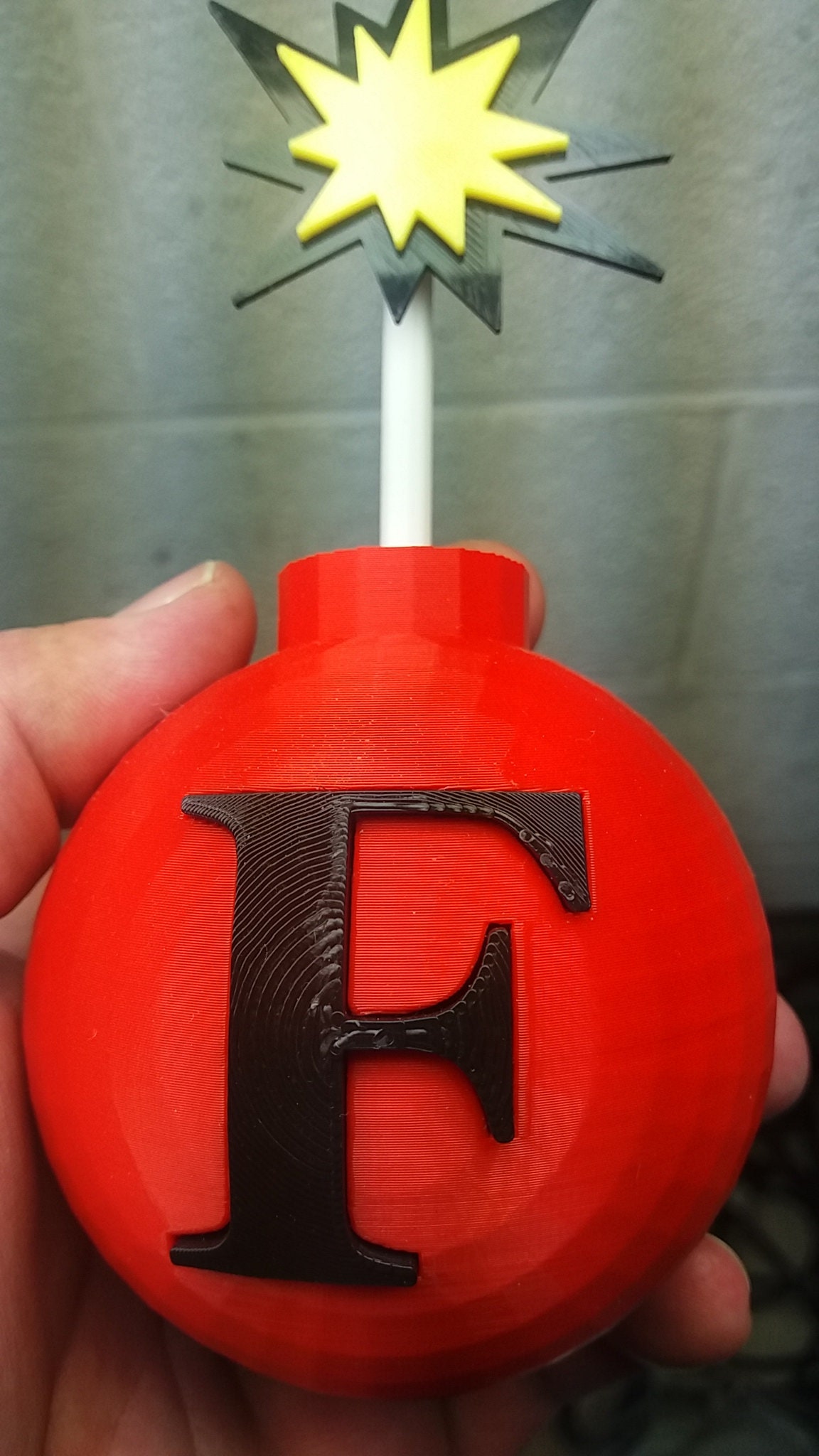 F Bomb! Customize Your Own! 3D Printed. Lots of Colors to Choose From ...