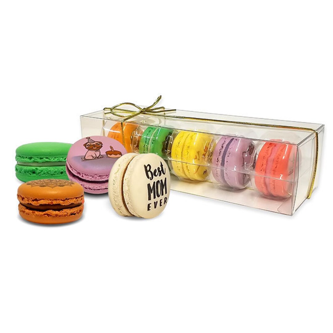 Macarons Custom Macarons Personalized Macarons Macaron Box - Etsy