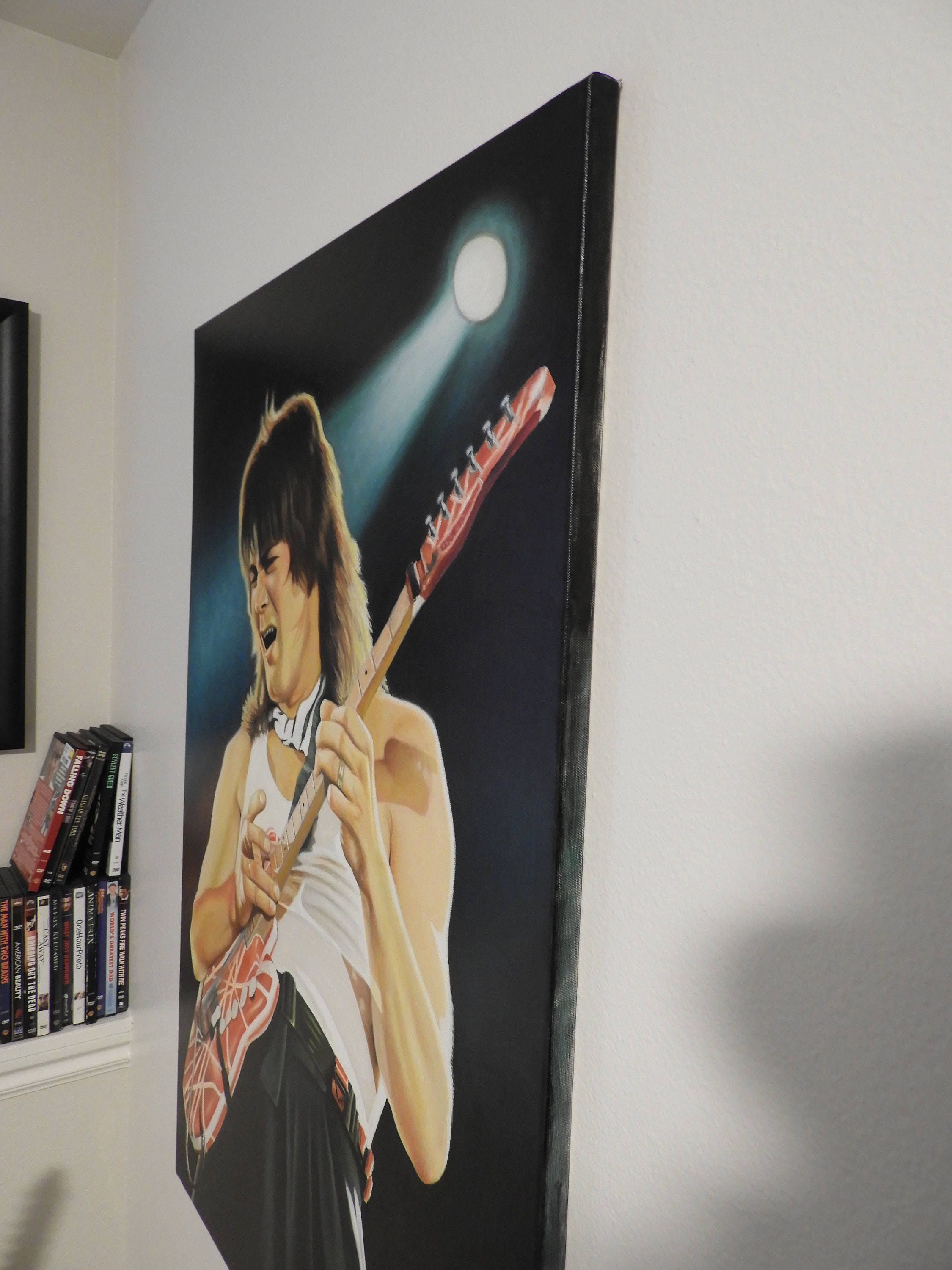 Eddie Van Halen original oil painting | Etsy