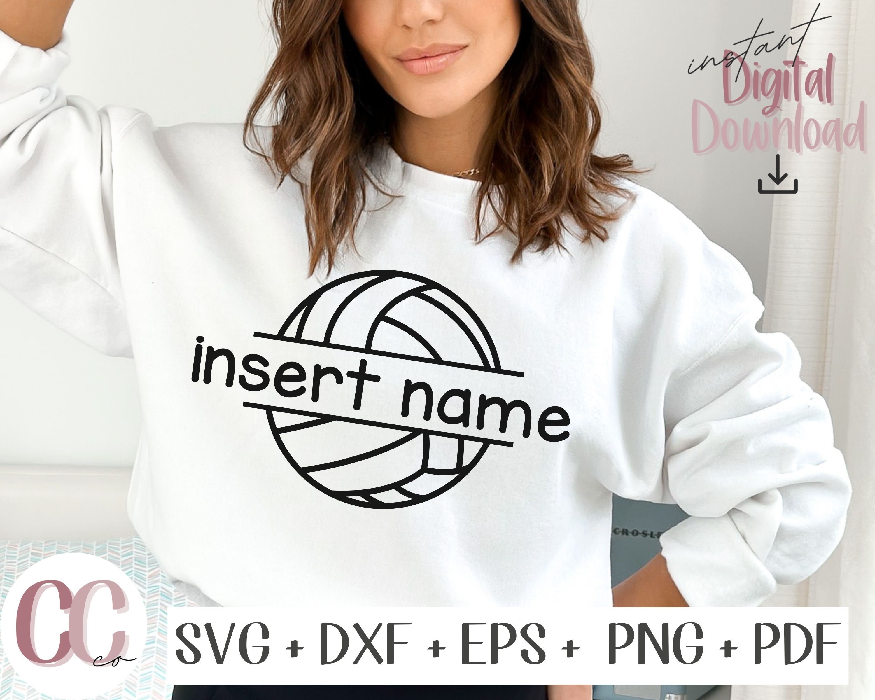 Volleyball Monogram - Instant Digital Download - Personal and ...