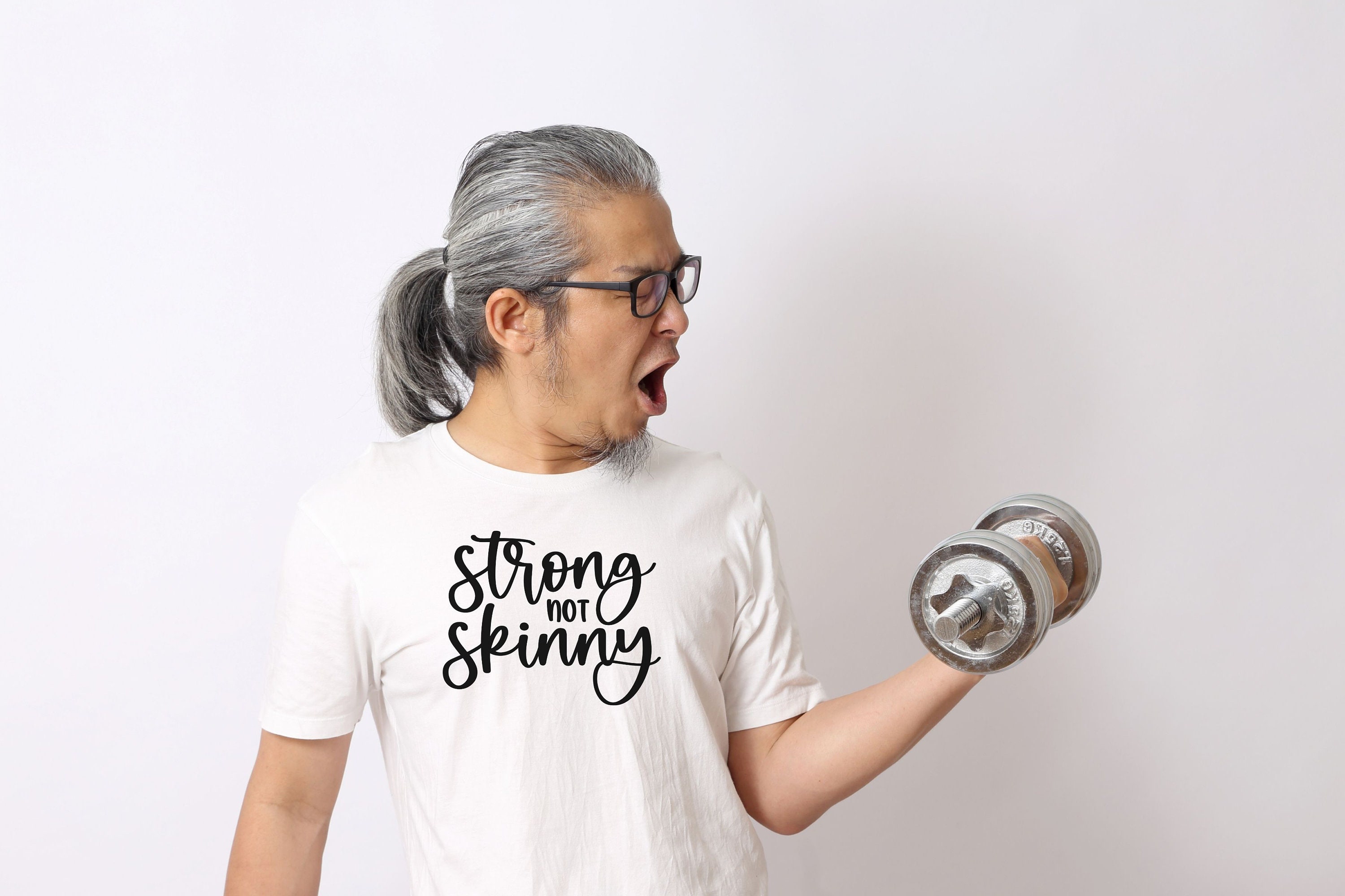 Fitness SVG Strong Not Skinny Svg, Fit Mom Shirt Design, New Years ...