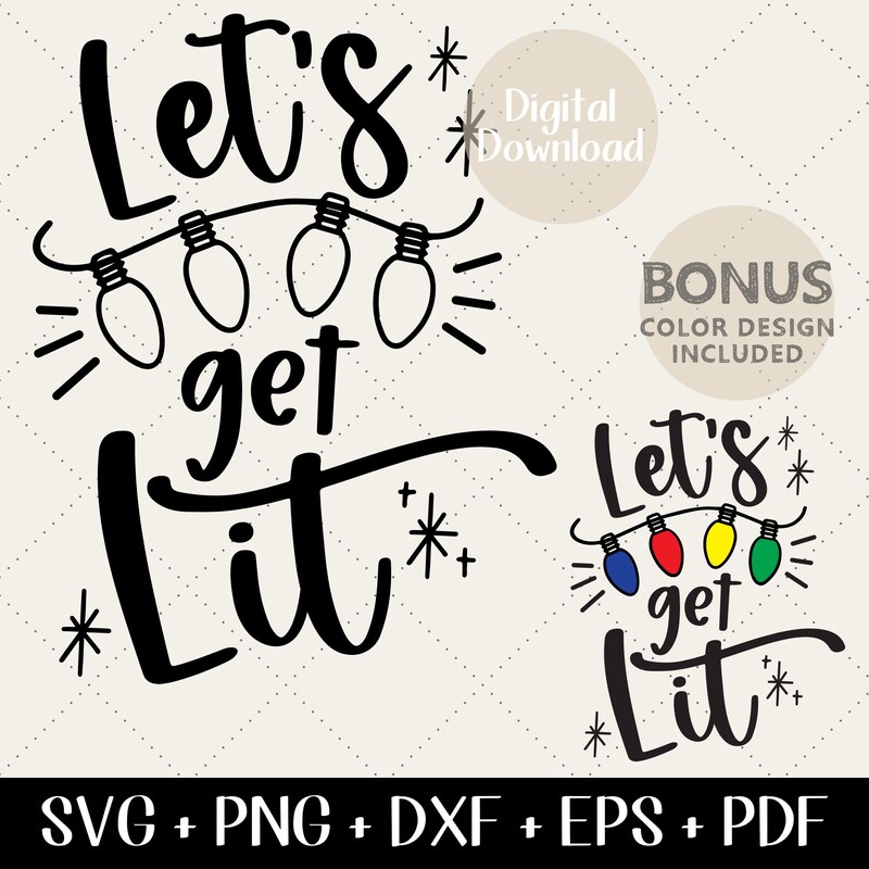 Lit Svg - Etsy