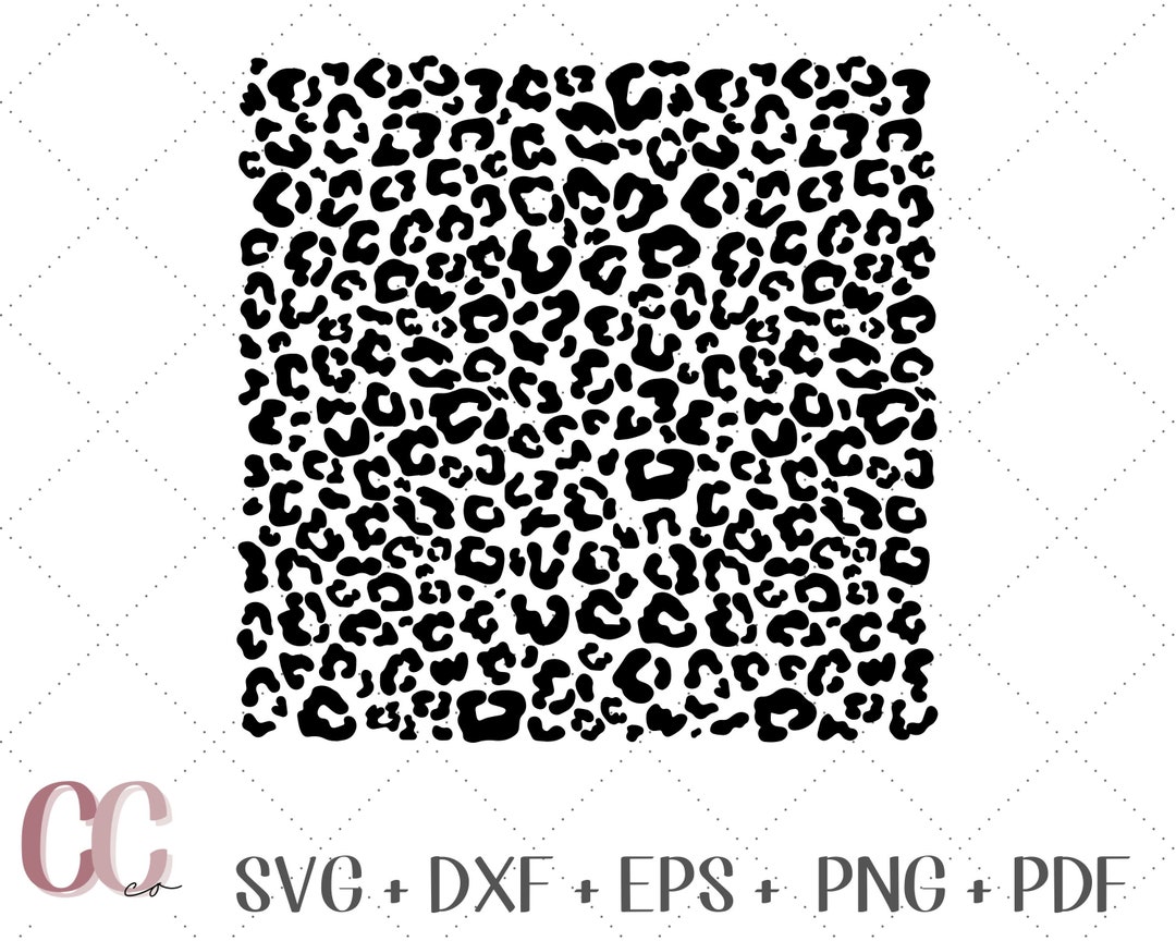 Leopard Print SVG - Animal Print Svg, Cheetah Print Svg, Pattern for ...
