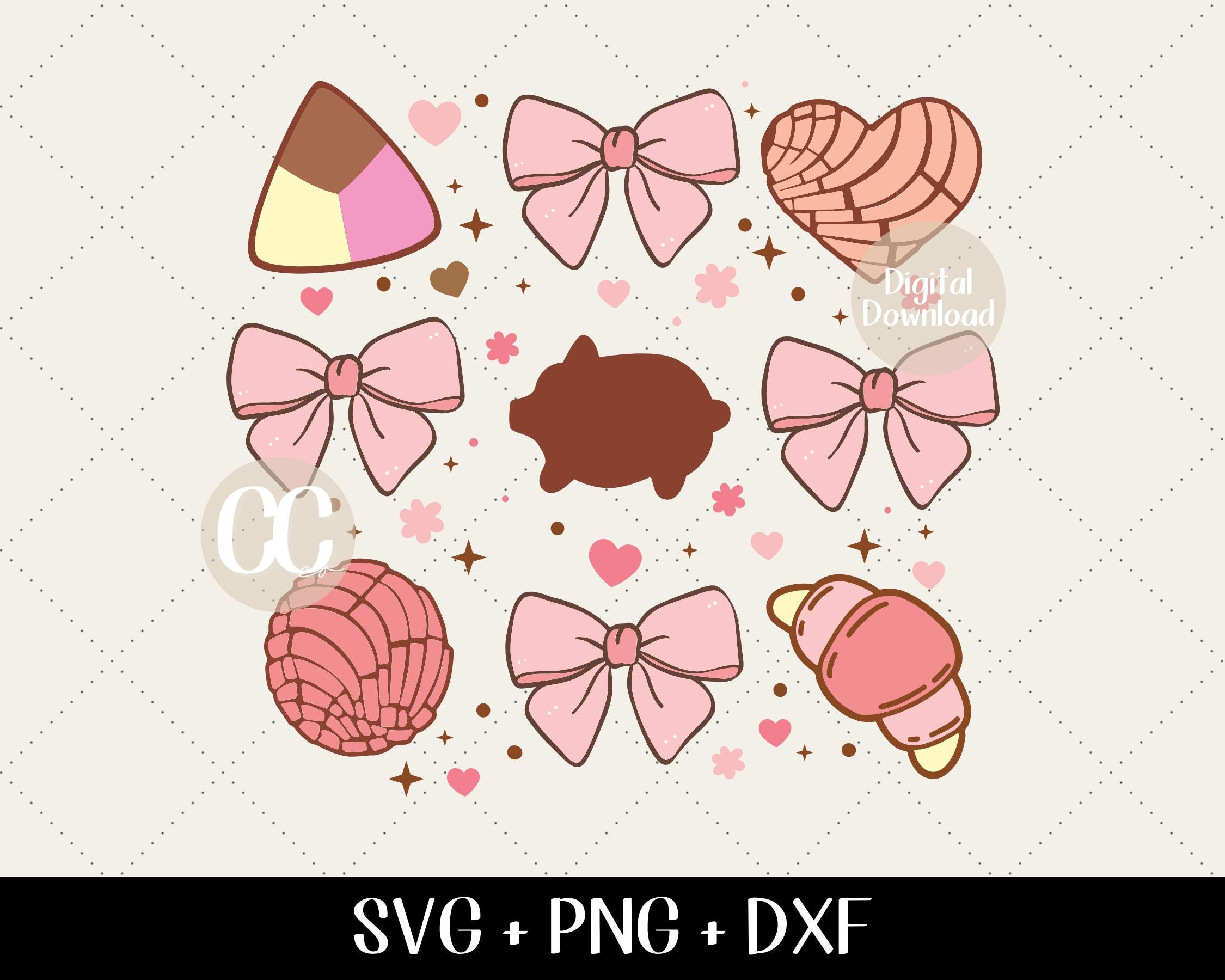 Pan Dulce Coquette Svg, Valentine Coquette Mexican Sweet Bread Svg ...