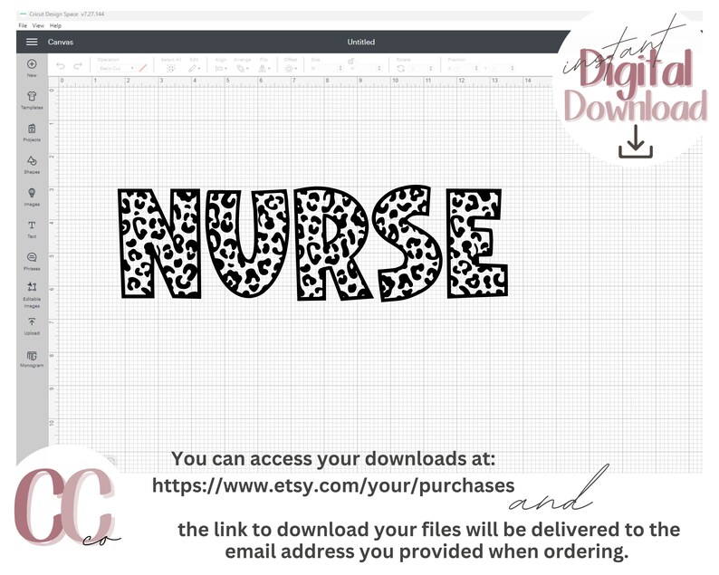 Nurse SVG - Leopard Nurse Svg, Nurse Life, Leopard Print Word Nurse ...