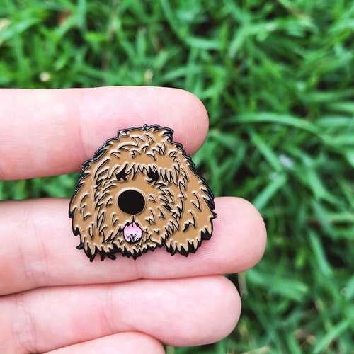 Doodle Dog Enamel Pin | Etsy