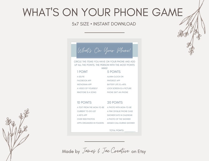 Baby Shower Game Baby Shower Game Printable Boy Baby Shower Game What's ...