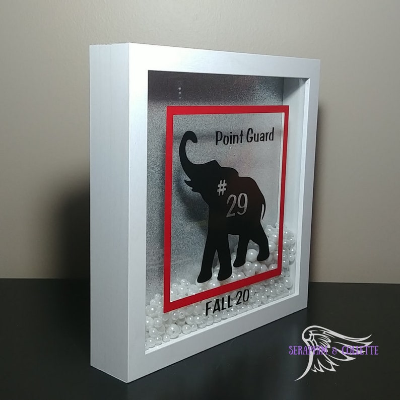 Personalized Elephant Shadow Box - Etsy