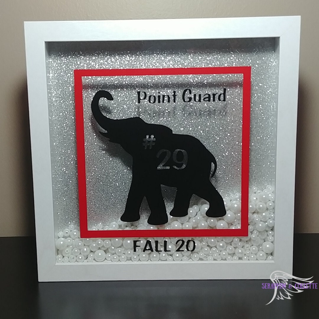 Personalized Elephant Shadow Box - Etsy