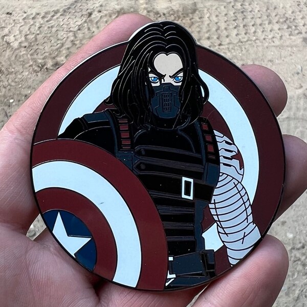 Winter Soldier Pin - Etsy