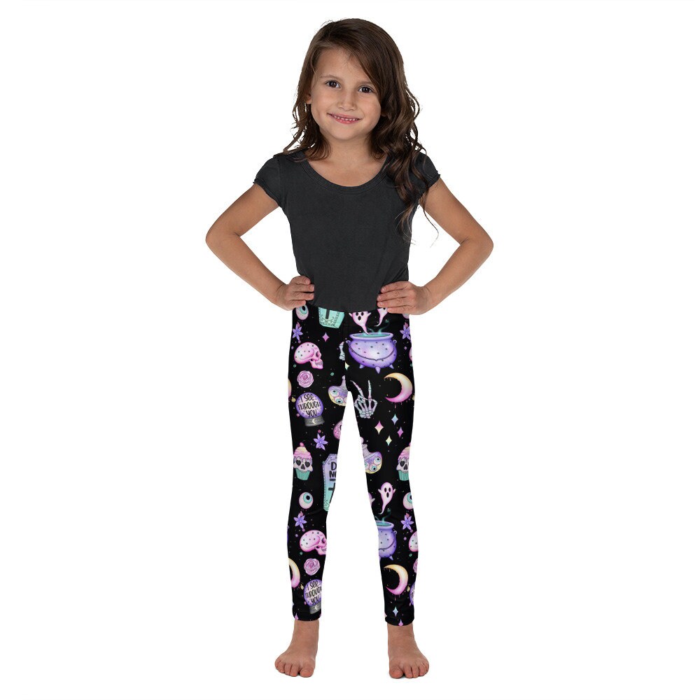 Creepy Pretty Pastel Goth Toddler Leggings - Etsy