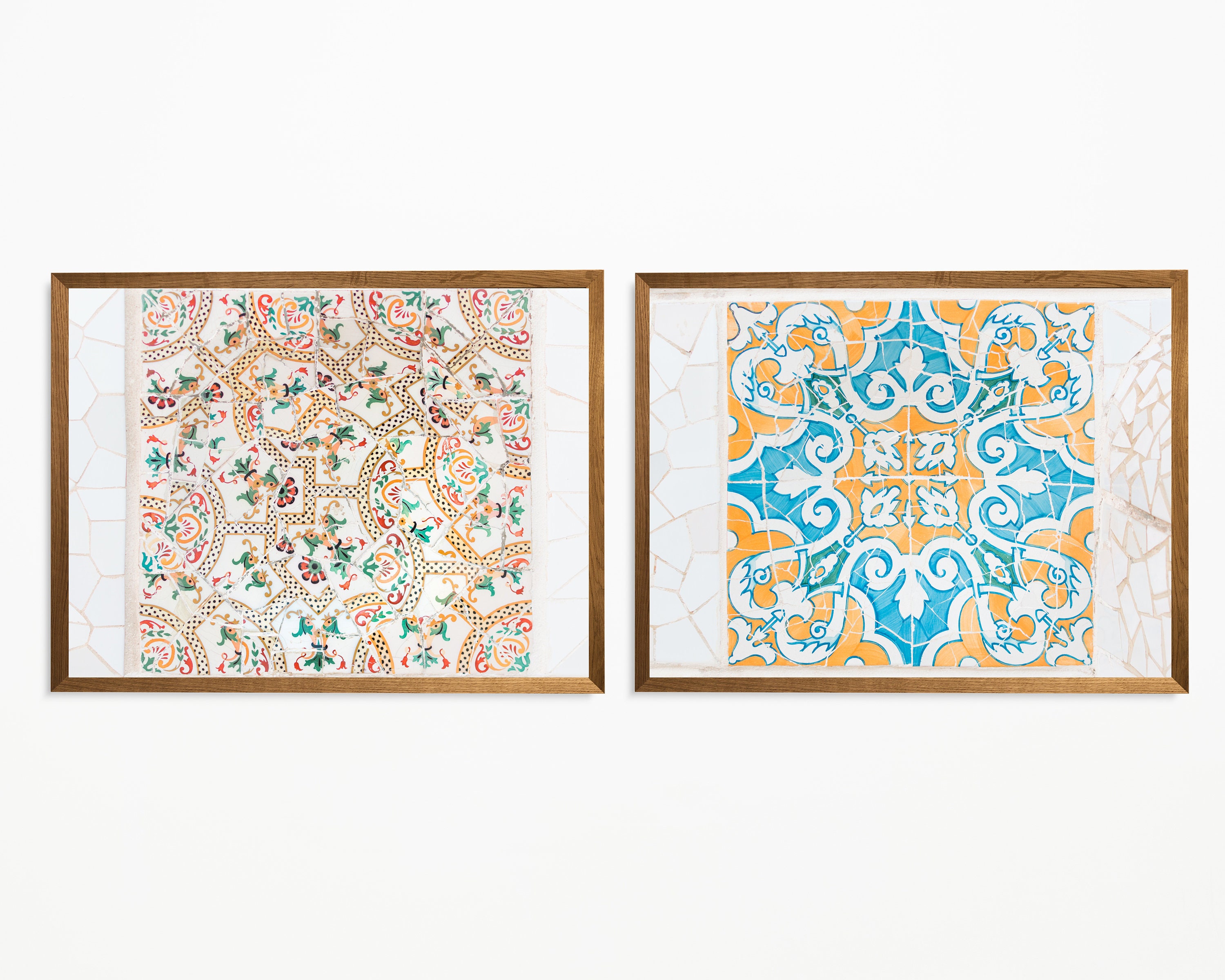 Barcelona Print Mosaic - Barcelona Print - Travel Photography - Mosaic ...