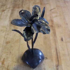 Orchid, Hand Forged Iron - Etsy