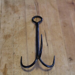 Treble Hook, Hand Forged - Etsy