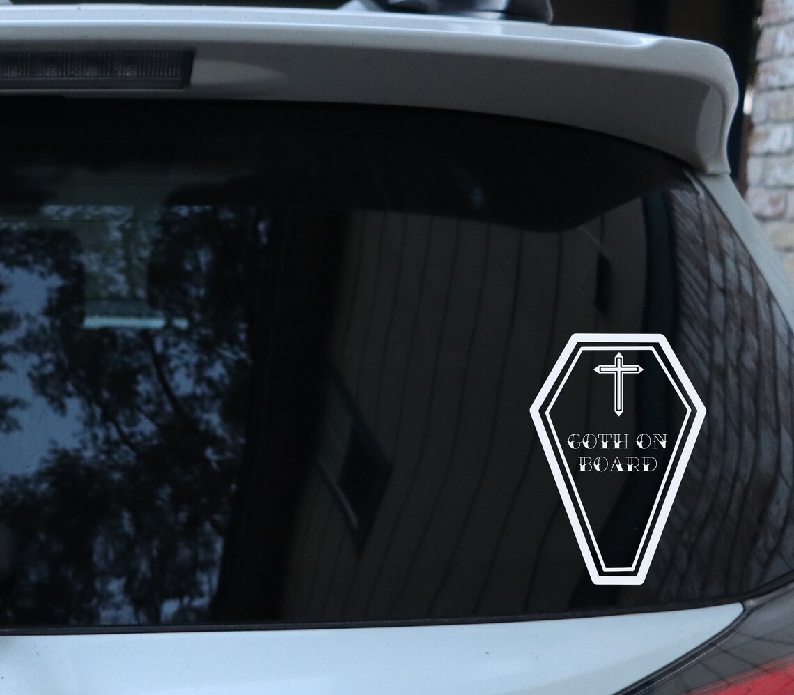 Goth on Board Car Decal Alternative Gothic Gothic Car - Etsy
