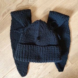 Bunny Beanie, Stray Kids Lee Know Loverboy Bunny Hat Knitting Pattern ...