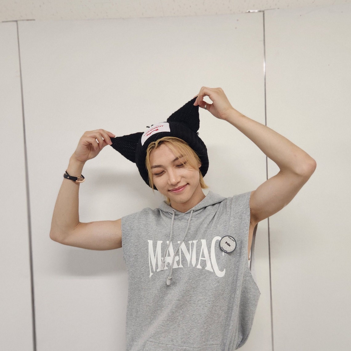 Cat Beanie, Stray Kids Felix Loverboy Cat Hat Knitting Pattern - Etsy