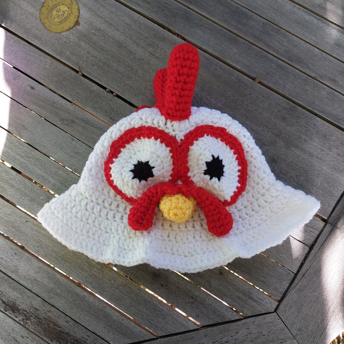 Chicken Bucket Hat, Crochet Pattern Pdf - Etsy
