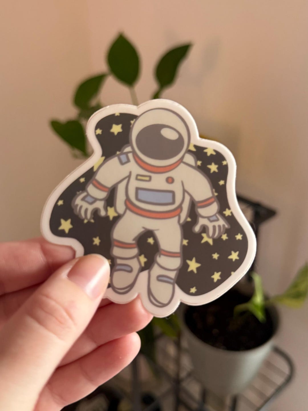 Astronaut Sticker, Sci-fi Aesthetic Laptop, 3" Weatherproof Cute Space ...