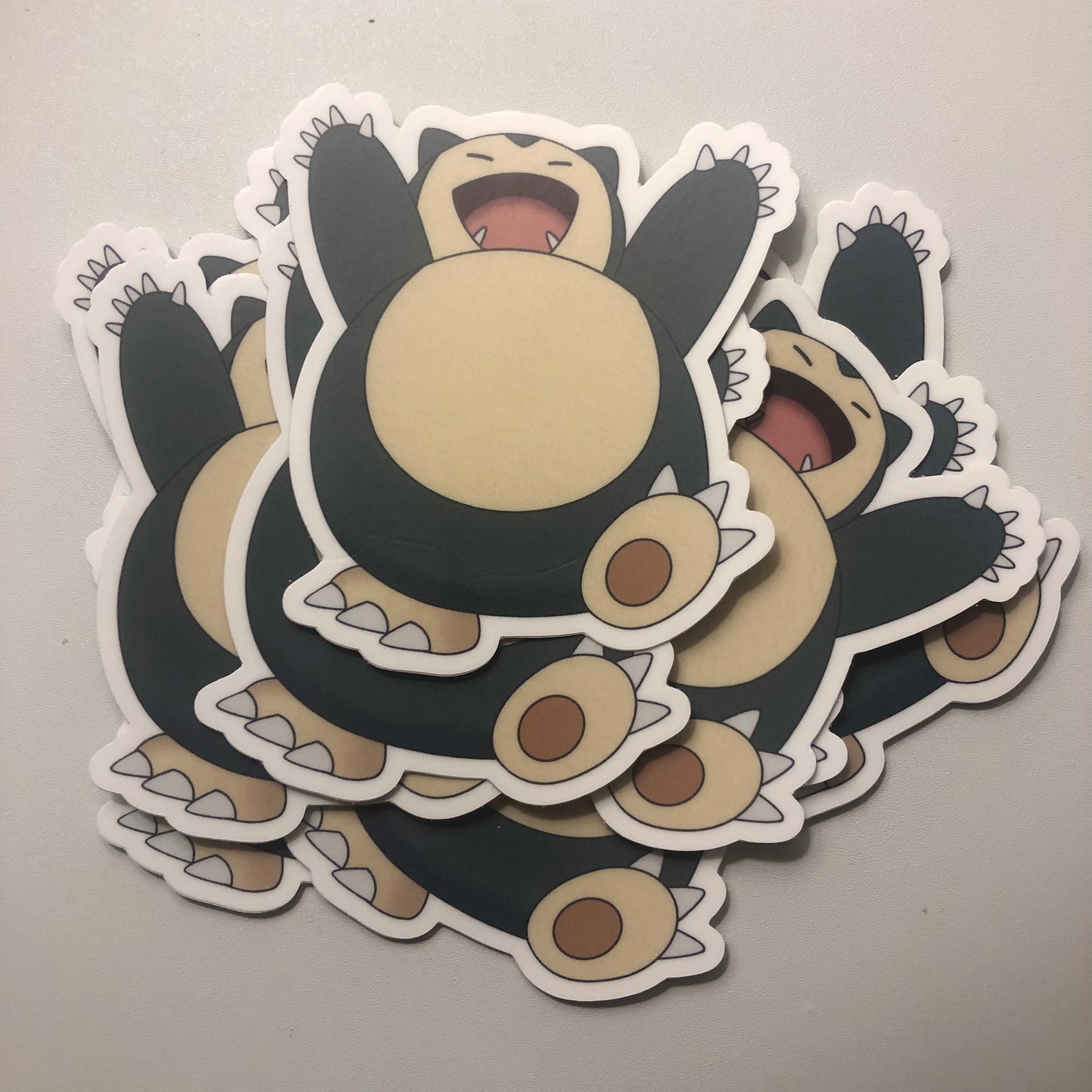 Snorlax Sticker, Cozy Pokémon Art, Weatherproof Decal - Etsy