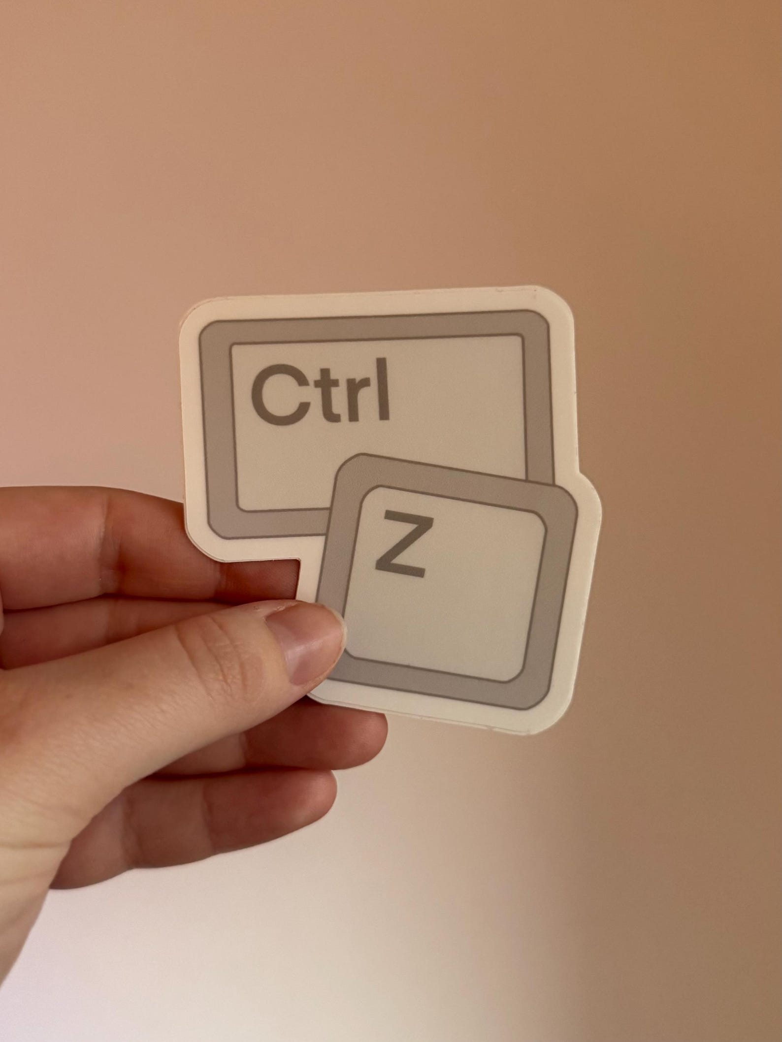 Ctrl+z Sticker, Undo Button for Artists and Graphic Designers, 3" Funny ...