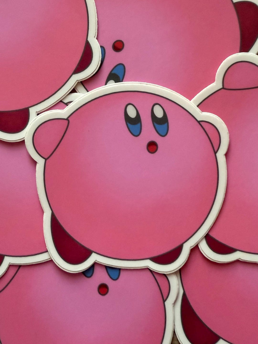 Kirby Sticker, Retro Video Game Art, Durable Laptop Decal - Etsy