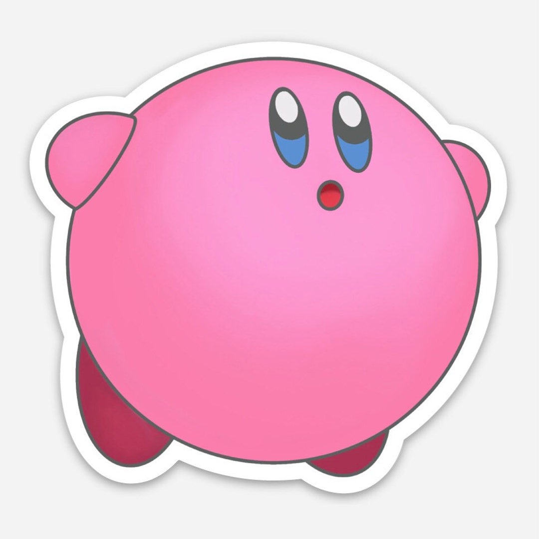 Kirby Sticker - Etsy