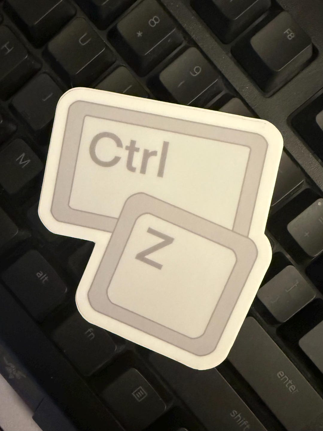 Ctrl+z Sticker, Undo Button for Artists and Graphic Designers, 3" Funny ...