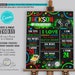 Video Game Birthday Sign Milestone Poster Chalkboard - Etsy