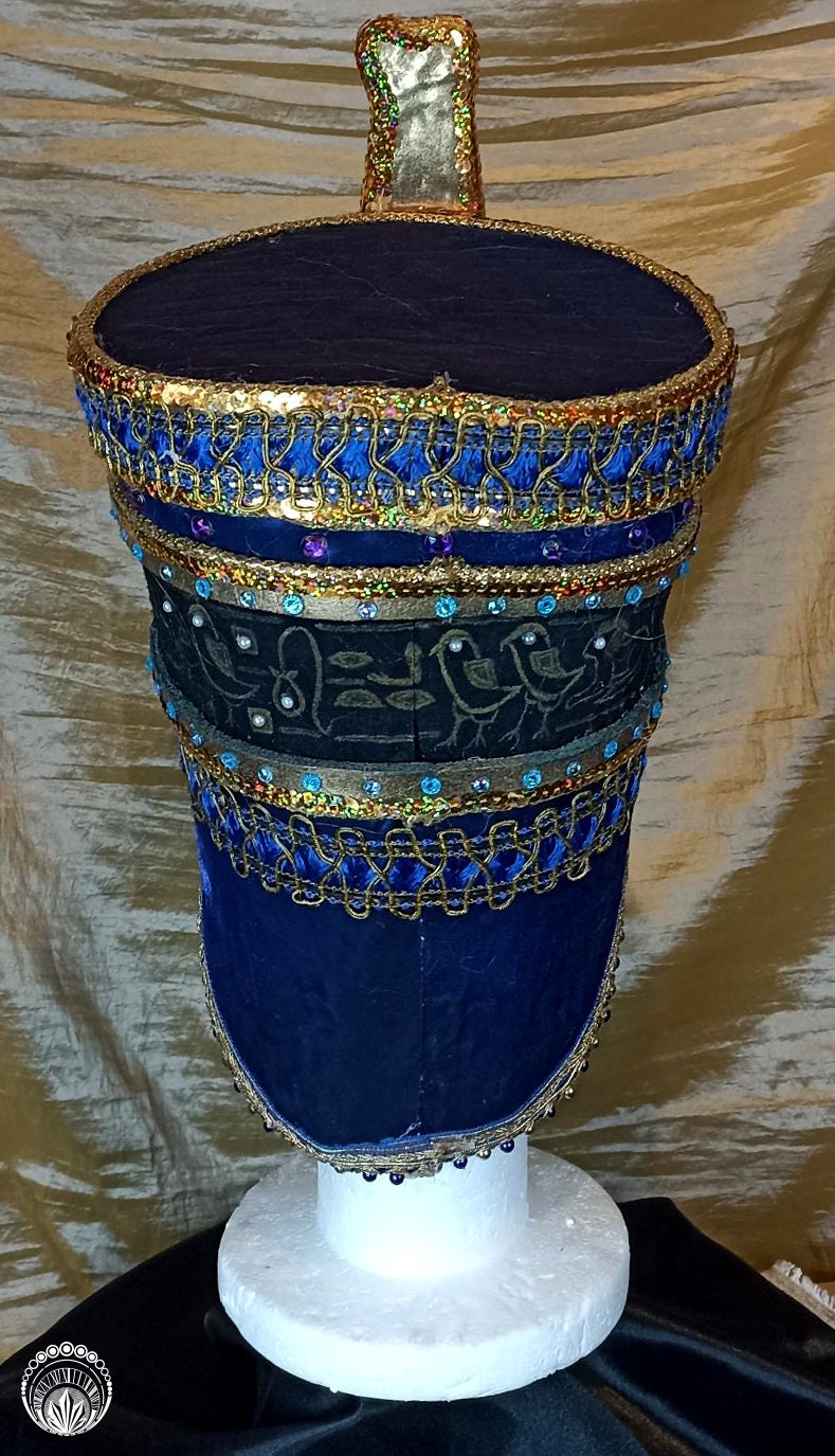 Egyptian Headdress HOTEP Set With sodalite - Etsy