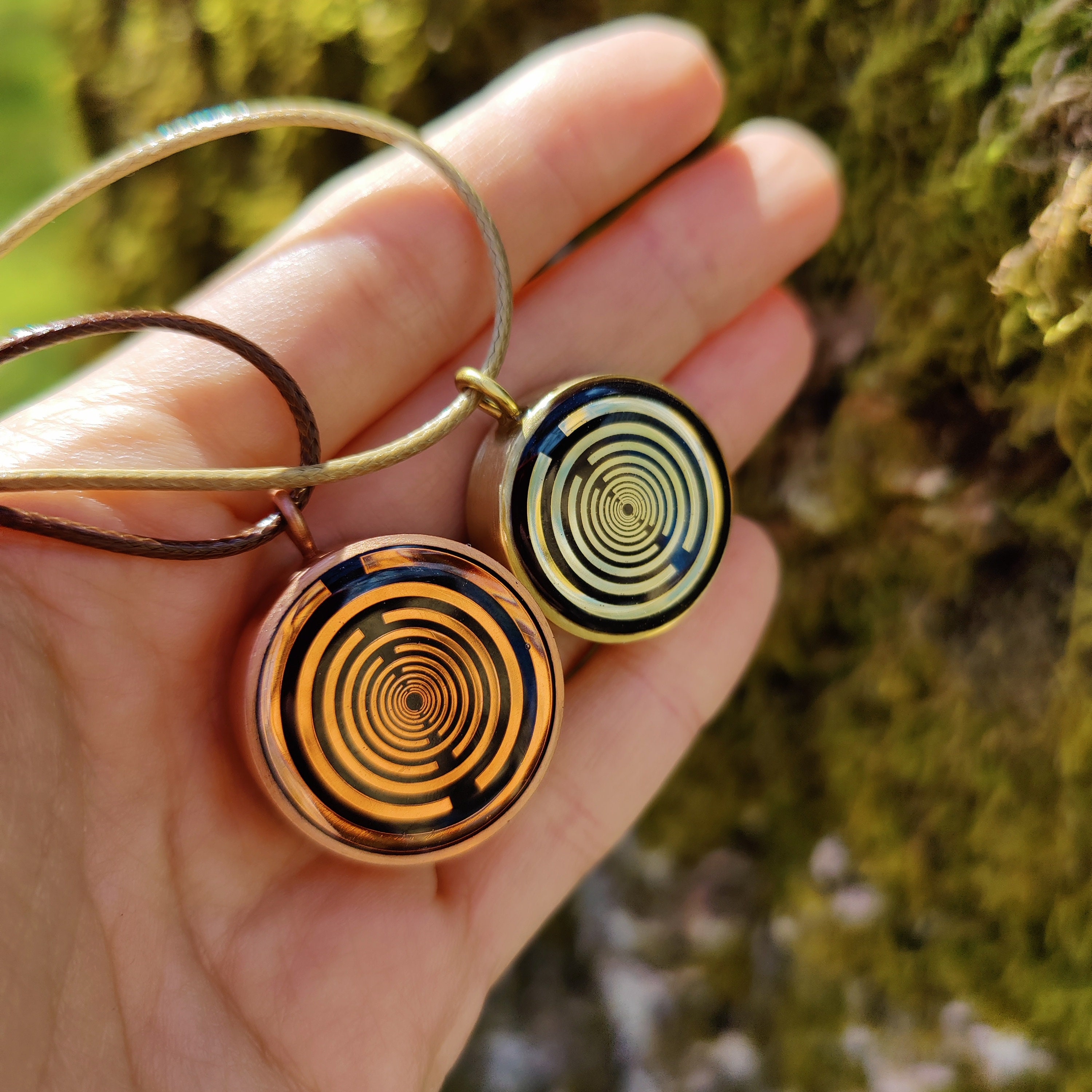 Orgonite EMF Pendant With Lakhovsky MWO Coil Antenna, Nano Orgone ...