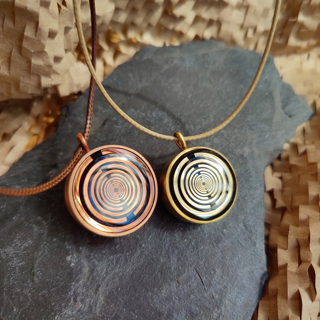 Orgonite EMF Pendant With Lakhovsky MWO Coil Antenna, Nano Orgone ...