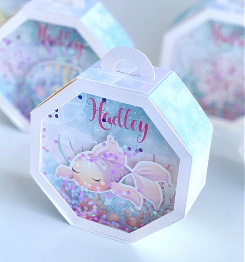 Under the Sea Party Decorations Birthday Assembled Custom Boxes Party ...