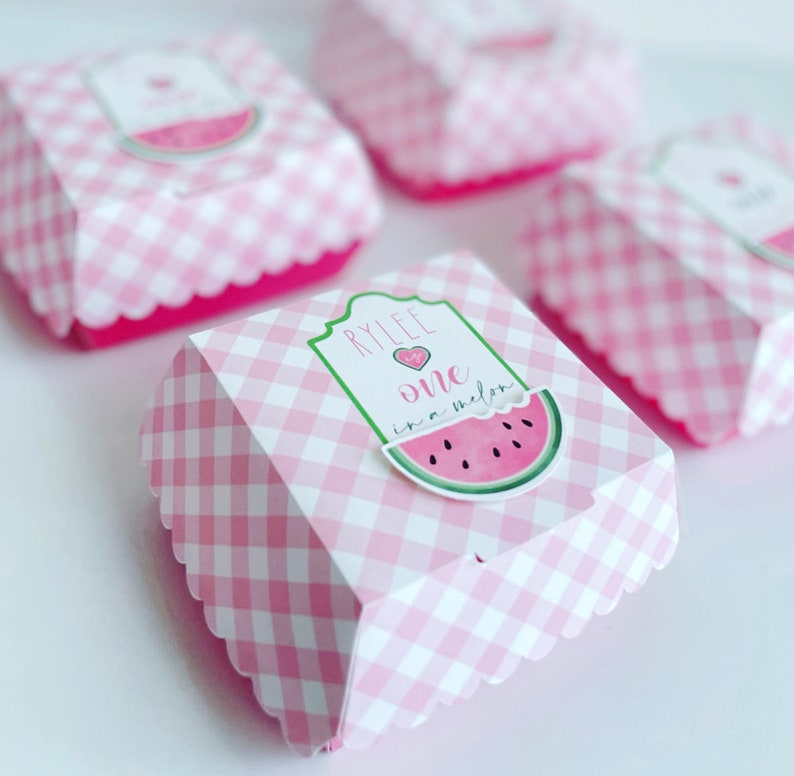 Watermelon Party Decorations Set Birthday Assembled Custom Boxes Party ...