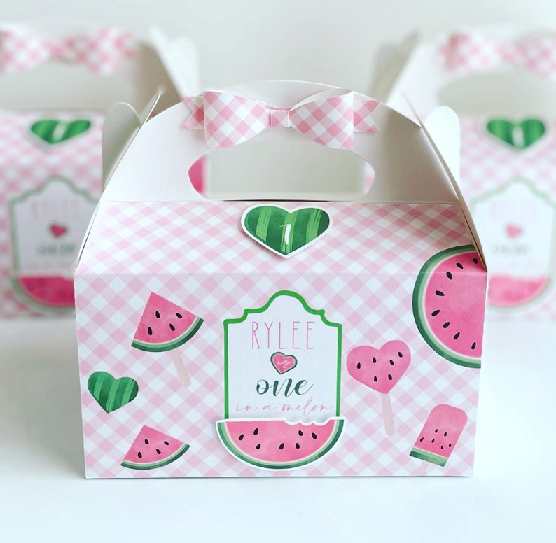 Watermelon Party Decorations Set Birthday Assembled Custom Boxes Party ...