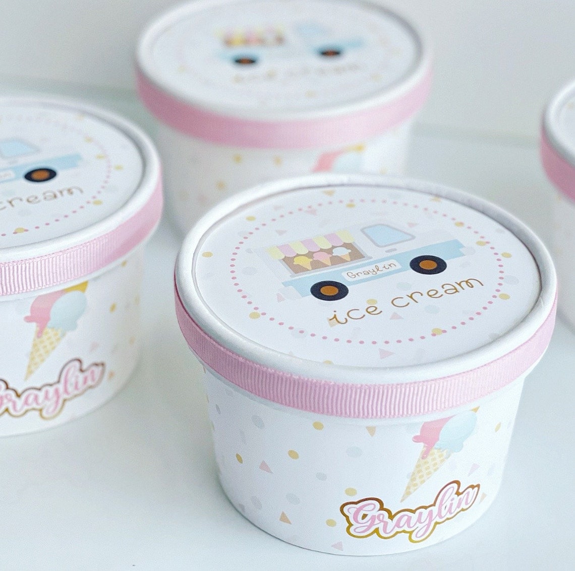 Ice Cream Party Decorations Set Birthday Custom Party Hat Ice - Etsy