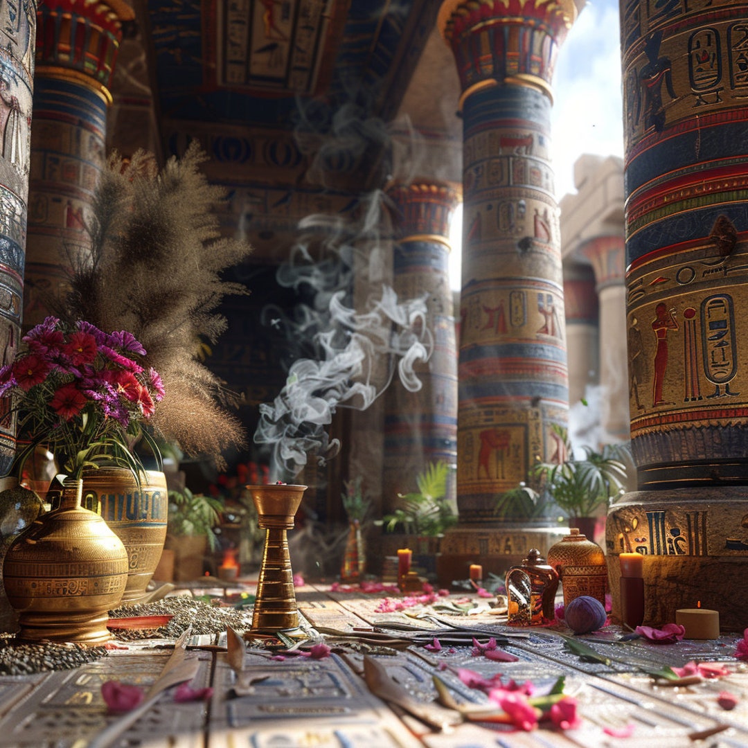 10ml Travel Perfume: Temple of Horus 2 - Myrrh & Floral Suede - Etsy