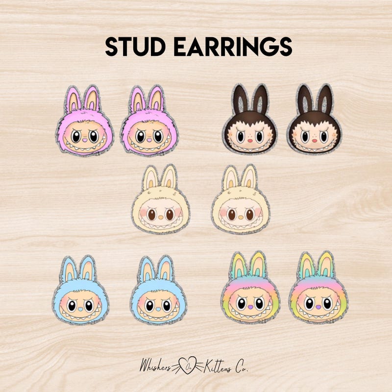 Labubu Earrings - Etsy