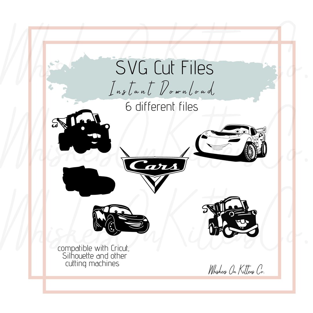 Cars SVG Digital Files - Instant Download - Etsy