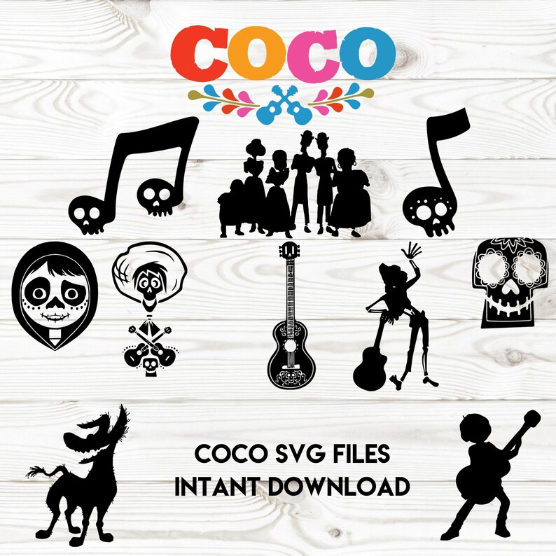 COCO SVG Digital Files Instant Download - Etsy