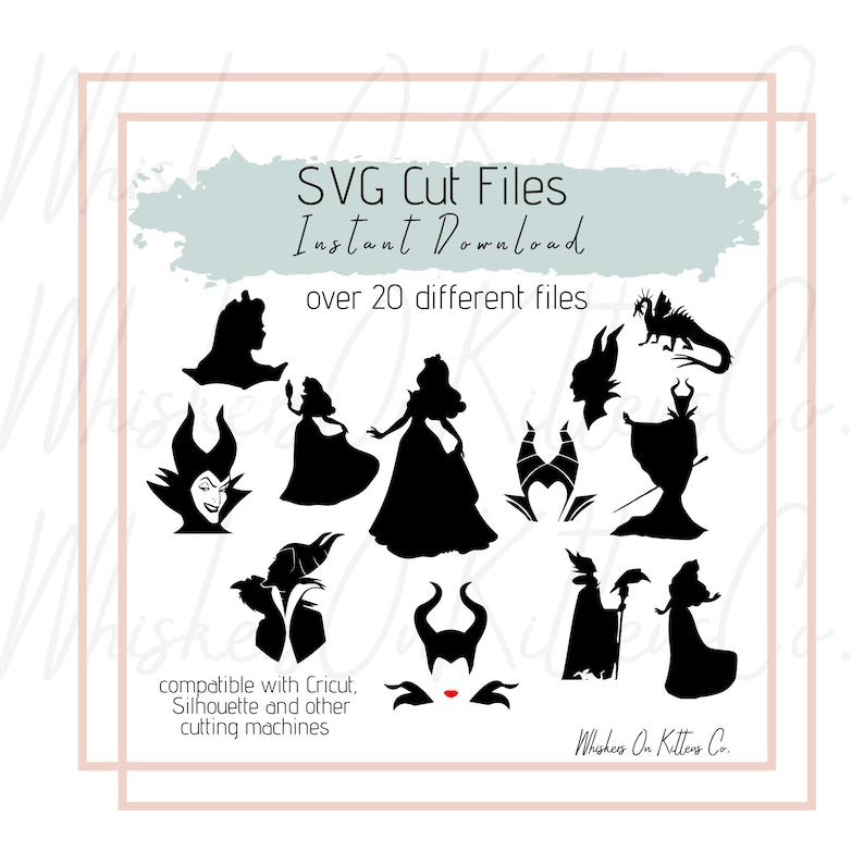 Sleeping Beauty SVG Digital Files Instant Download - Etsy