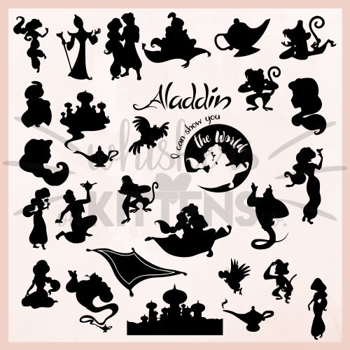 Aladdin SVG Digital Files Instant Download - Etsy